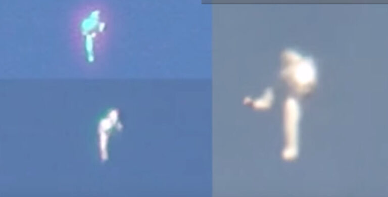 Humanoid UFO Anomaly Captured on 3 Cameras over Los Angeles, California ...