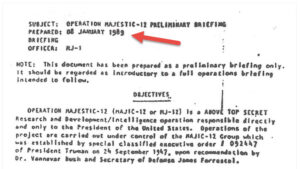 New Majestic-12 (MJ-12) Briefing Documents Released June 2017 - The ...